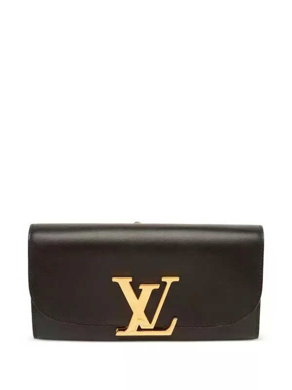 LOUIS VUITTON Vivienne Leather Continental Wallet - Black