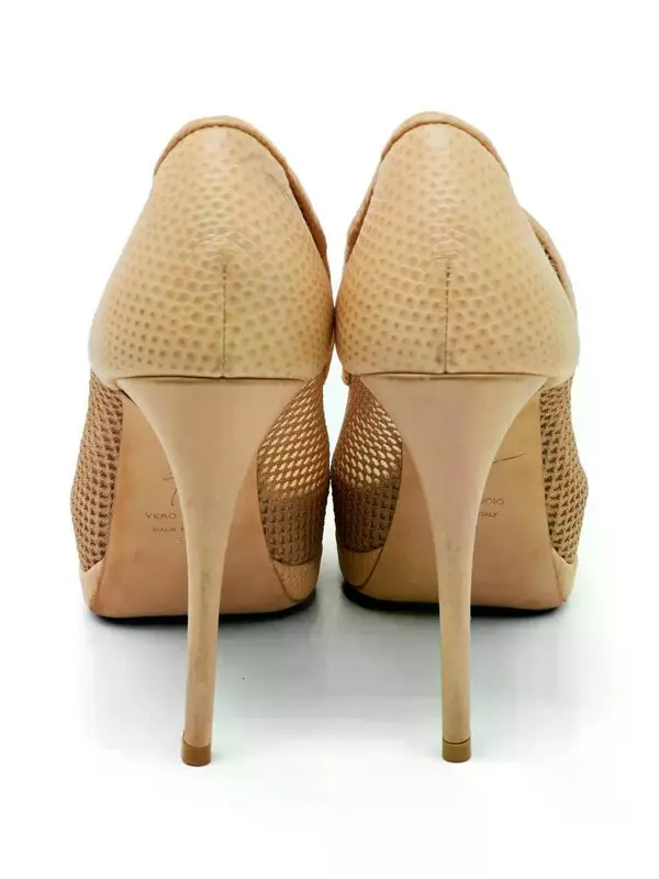 GIUSEPPE ZANOTTI Lizard-embossed Pumps