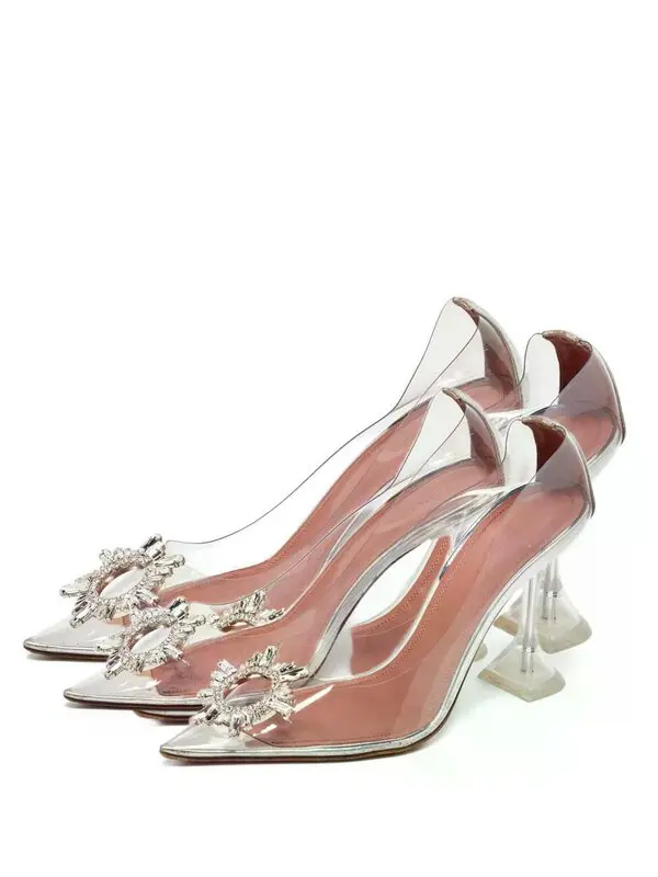 Amina Muaddi Begum Crystal-embellished Pumps
