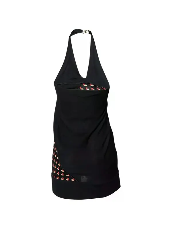LOUIS VUITTON Heart-print Halter Neck Top
