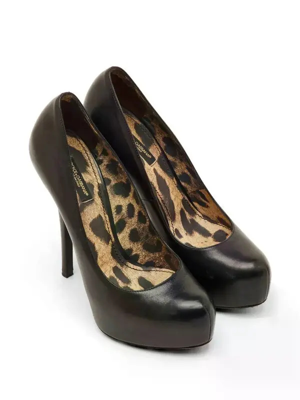 Dolce & Gabbana Platform Leather Pumps