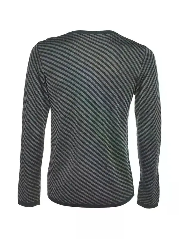 ARMANI Long-sleeve V-neck Top