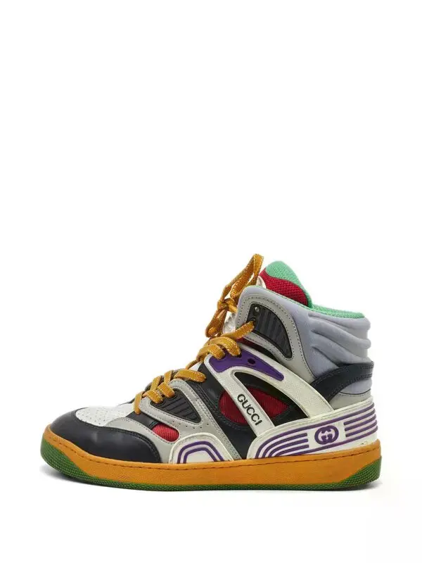 Gucci Basket High-top Sneakers - Black