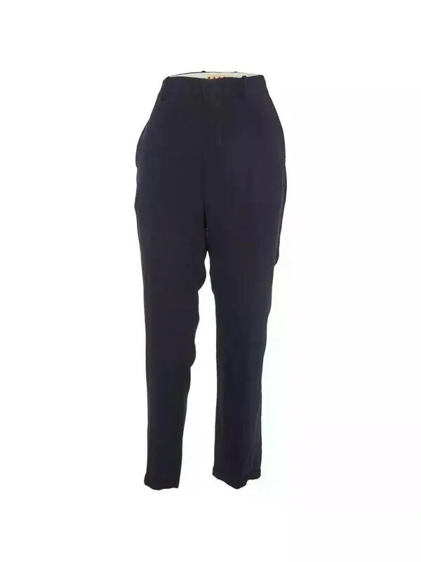 Marni Crepe Tapered-leg Trousers