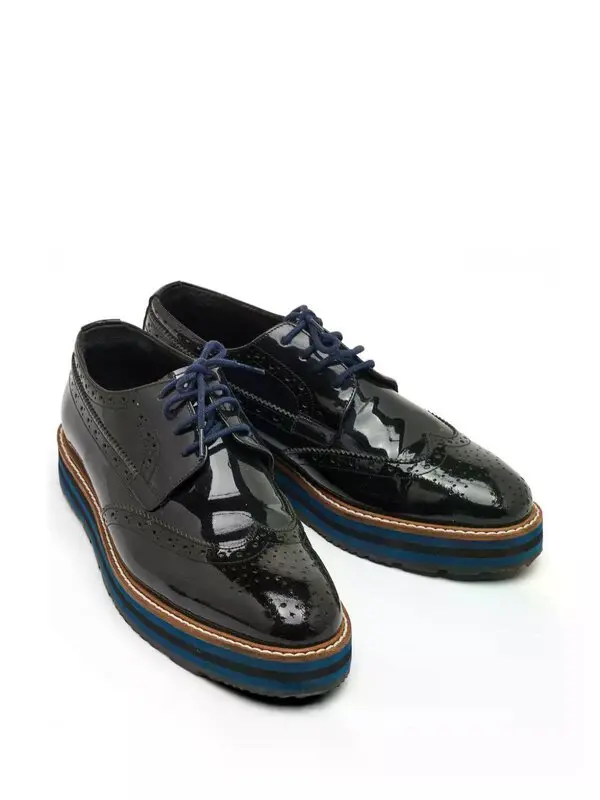 Prada Patent Leather Derby Shoes