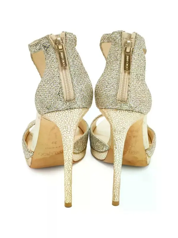 JIMMY CHOO Lana Glitter Sandals