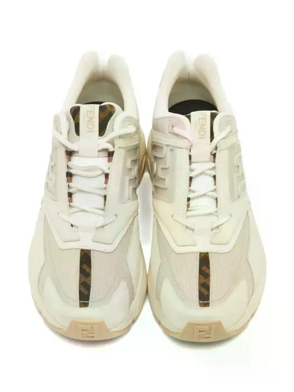 Fendi Faster Leather Sneakers