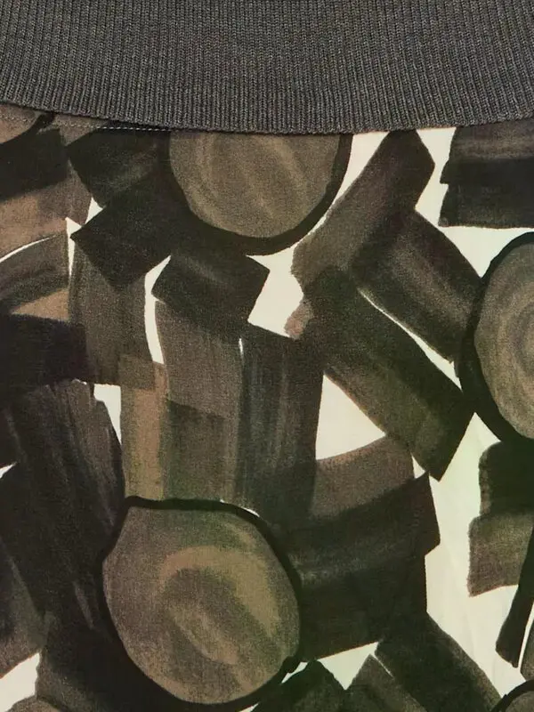 Kenzo Printed High-neck Dress
