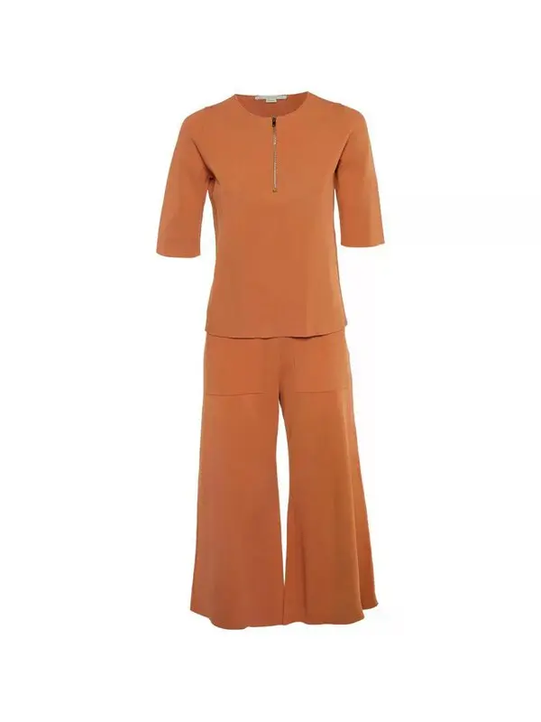 Stella McCartney Brown Jersey Culottes Set