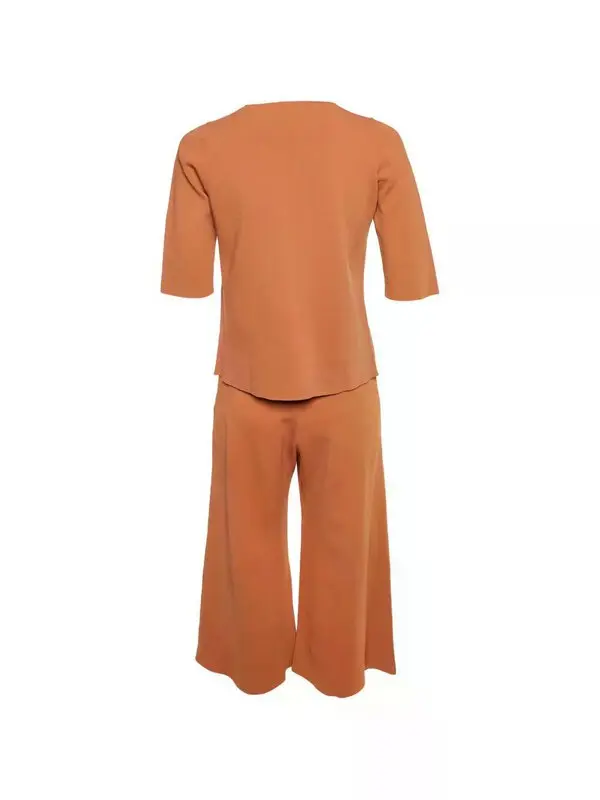 Stella McCartney Brown Jersey Culottes Set