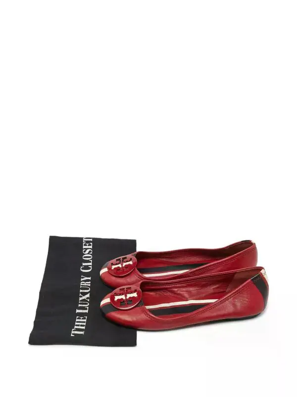 Tory Burch Logo Plaque Ballet Flats