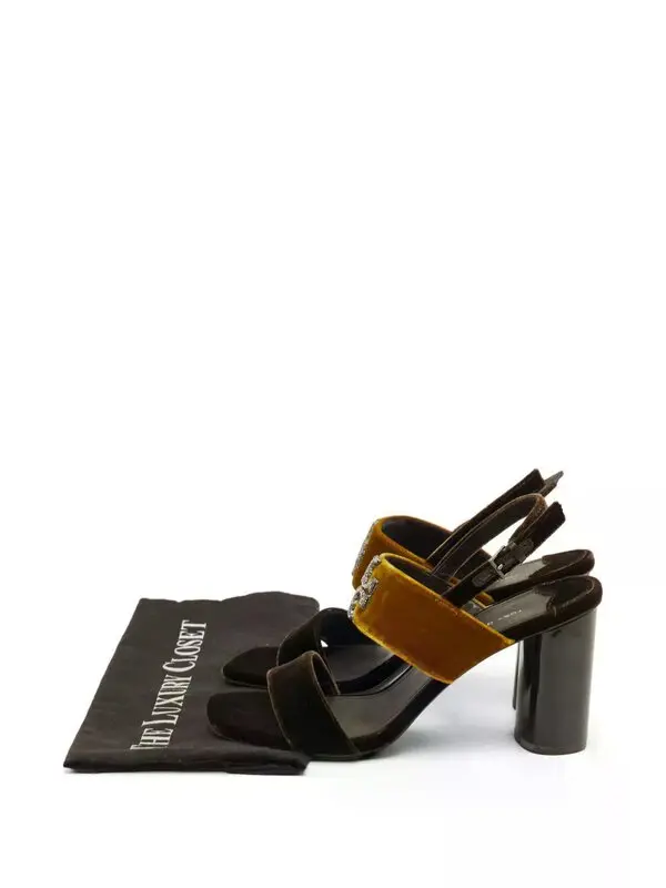 Tory Burch Eleanor Velvet Slingback Sandals