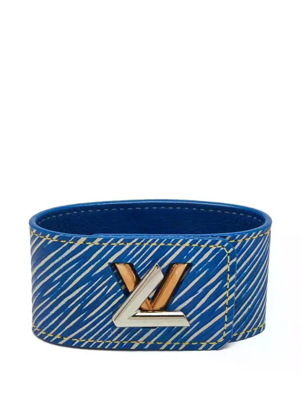 LOUIS VUITTON Twist It Epi Leather Bracelet