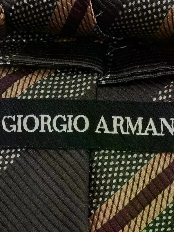 Giorgio Armani Striped Jacquard Neck Tie