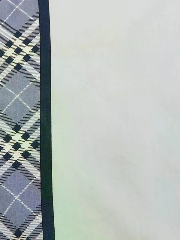 Burberry Checked Cotton Handkerchief