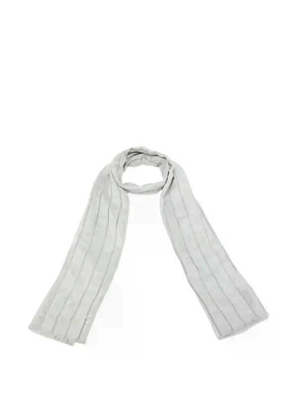 Giorgio Armani Stripe Pattern Scarf
