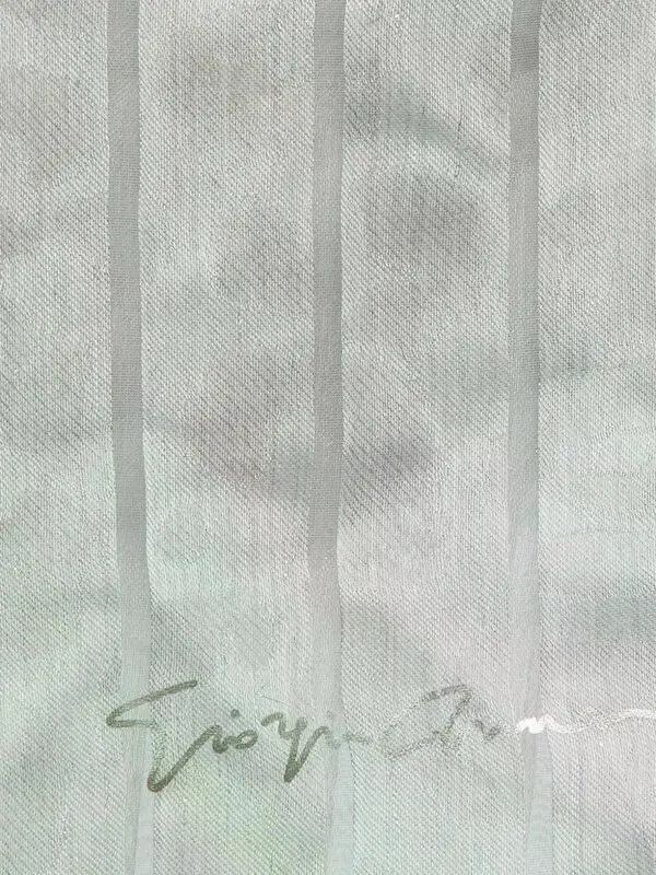 Giorgio Armani Stripe Pattern Scarf