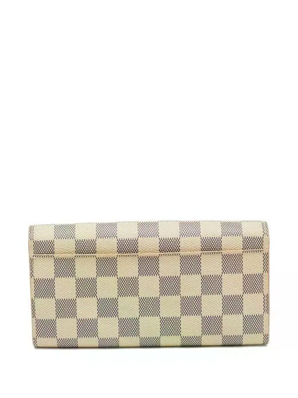 LOUIS VUITTON Damier Azur Sarah Wallet