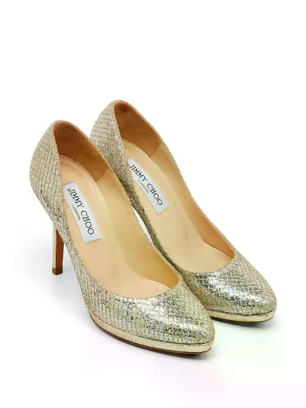 JIMMY CHOO Hope Glitter Pumps