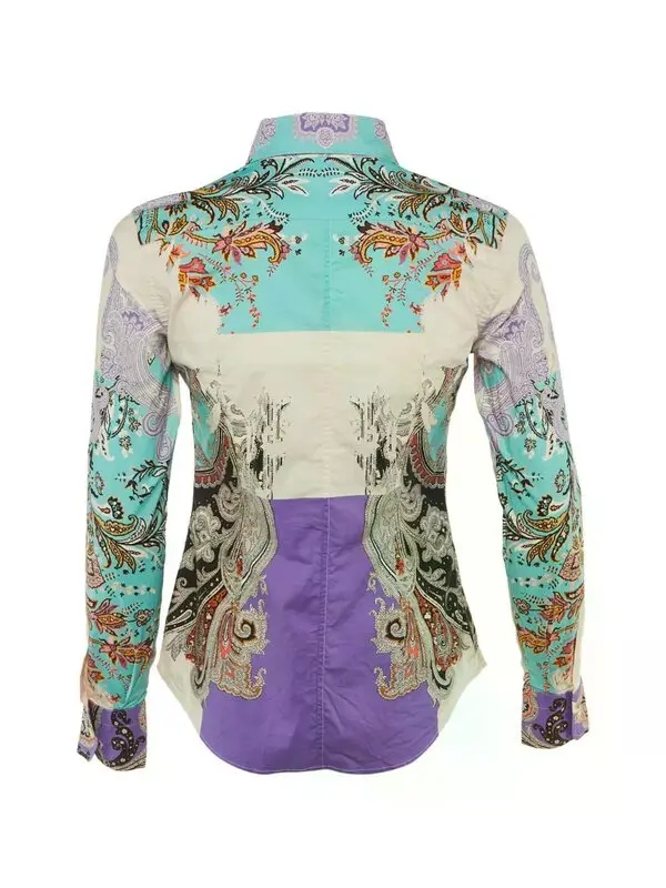 Etro Paisley Print Long Sleeve Shirt