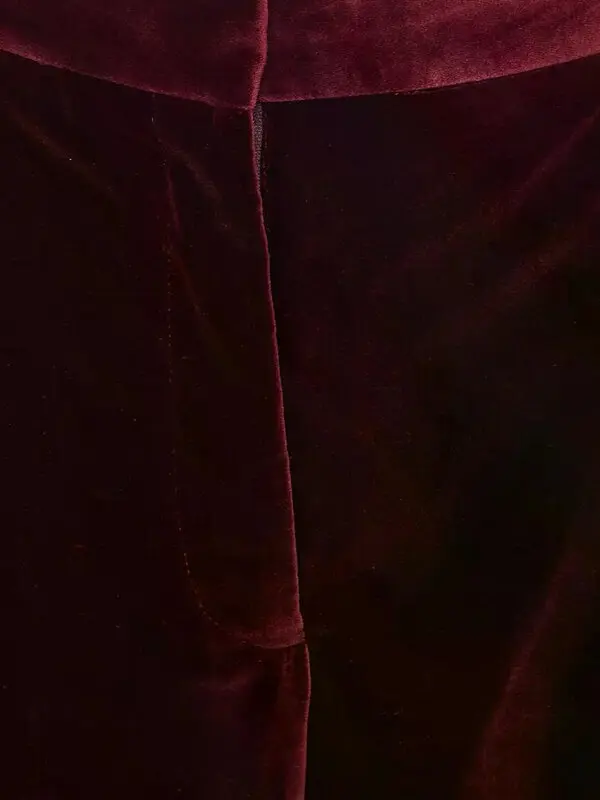 Stella McCartney Velvet Straight-leg Trousers