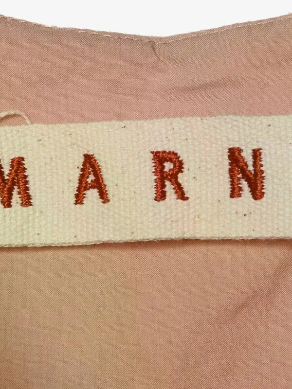 Marni Ruched Sleeveless V-neck Top