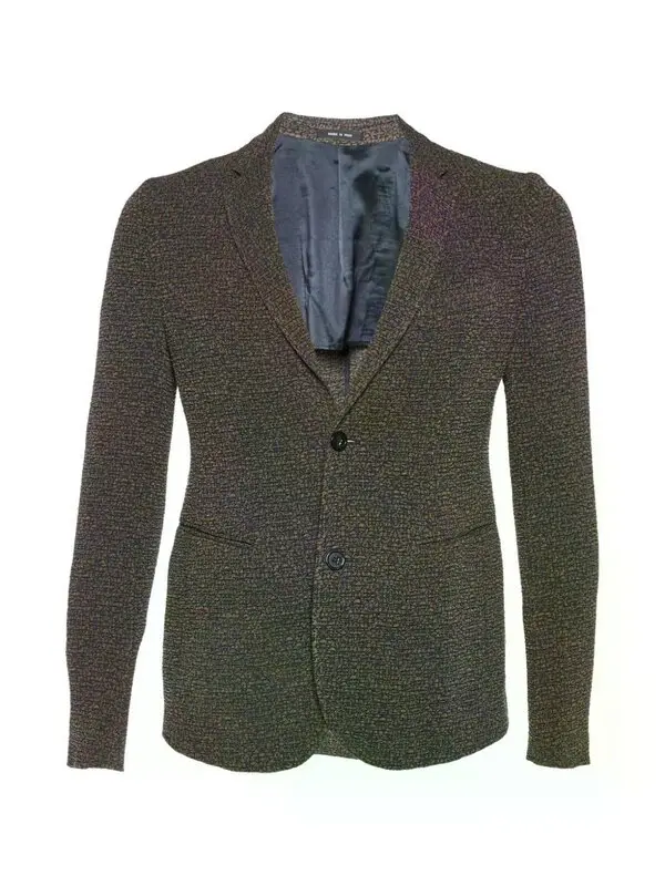 Emporio Armani Single-breasted Jacket - Blue