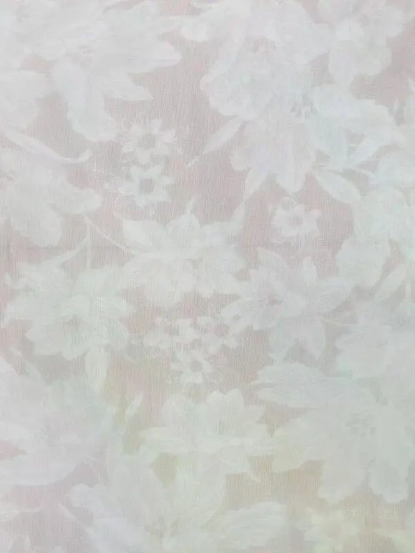 Burberry Floral Print Midi Skirt