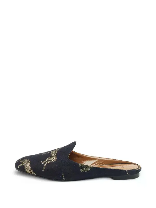 AQUAZZURA Patterned Mules