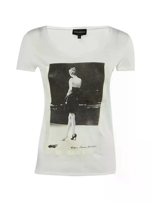Emporio Armani Backstage Print T-shirt - White