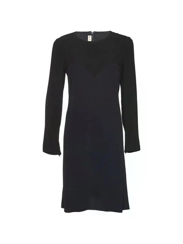 Marni Crepe Midi Dress - Black