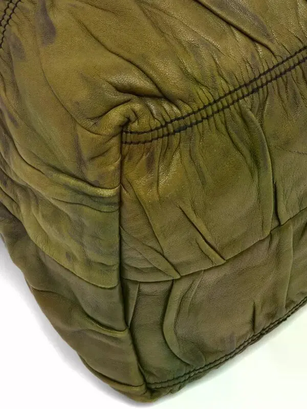 Prada Gaufre Antic Leather Tote Bag