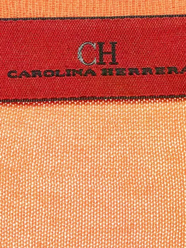 Carolina Herrera Cotton V-neck Sweater