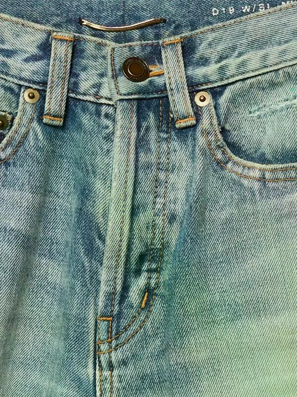 Saint Laurent Distressed Slim-fit Jeans