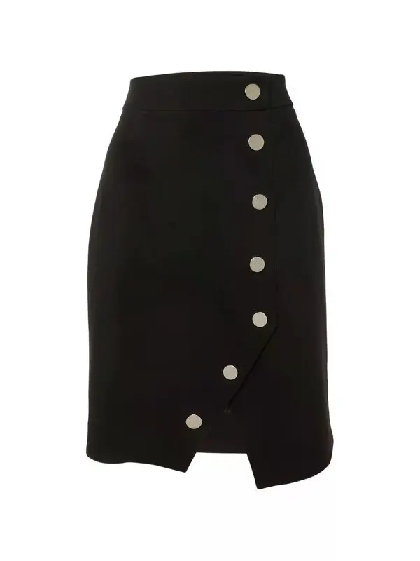 Maje Jipa Button-detail Mini Skirt - Black
