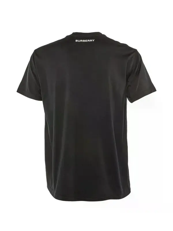 Burberry Animal Print Crew Neck T-shirt