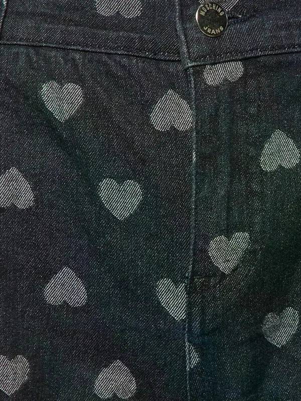 Moschino Heart-pattern Flared Jeans