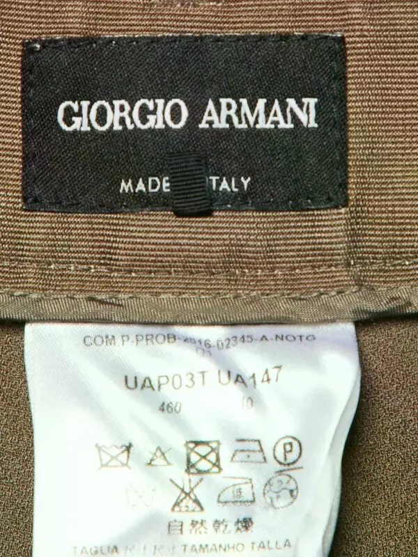 Giorgio Armani Pleated Crepe Trousers