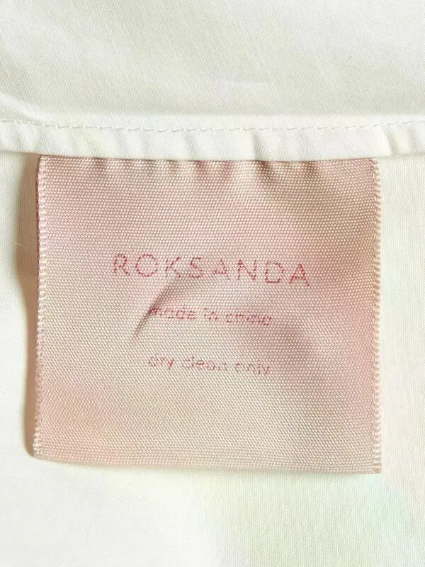 ROKSANDA Pleated V-neck Blouse