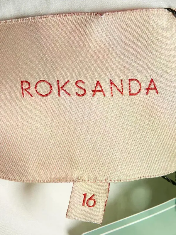 ROKSANDA Pleated V-neck Blouse