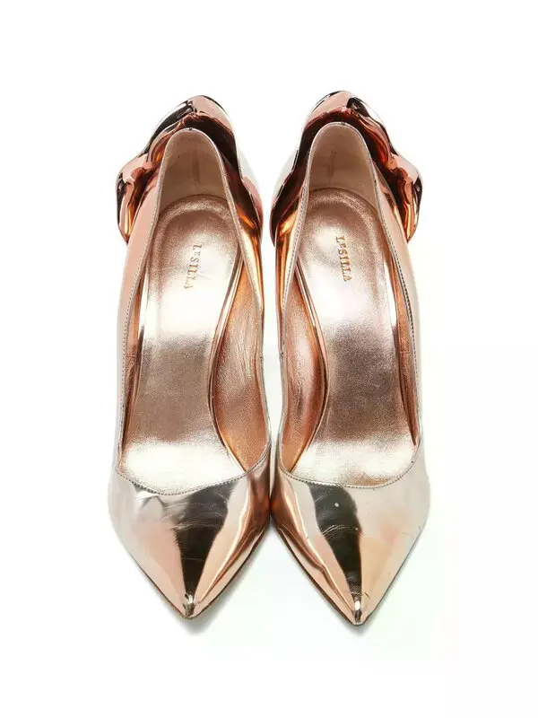 LE SILLA Petalo Leather Pumps