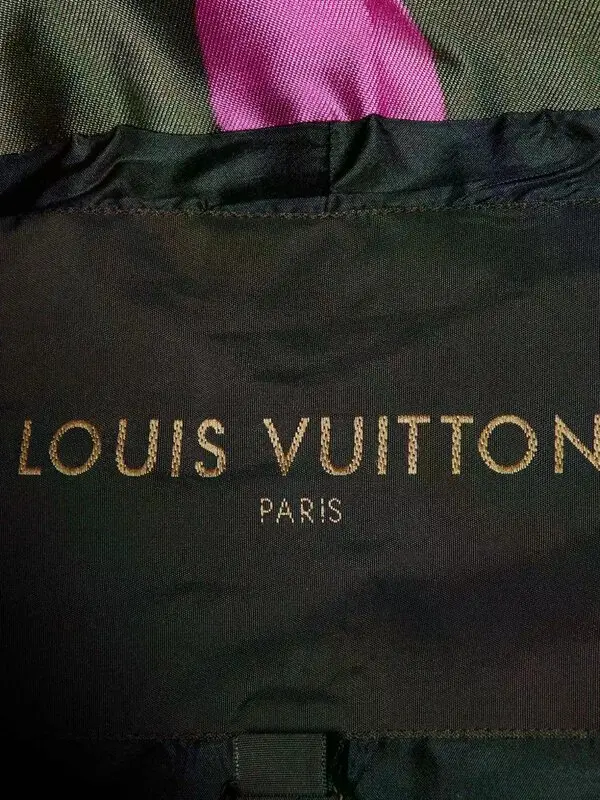 LOUIS VUITTON Printed Silk Coat