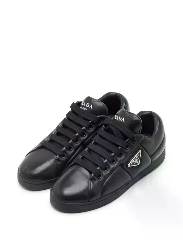 Prada Downtown Padded Leather Sneakers