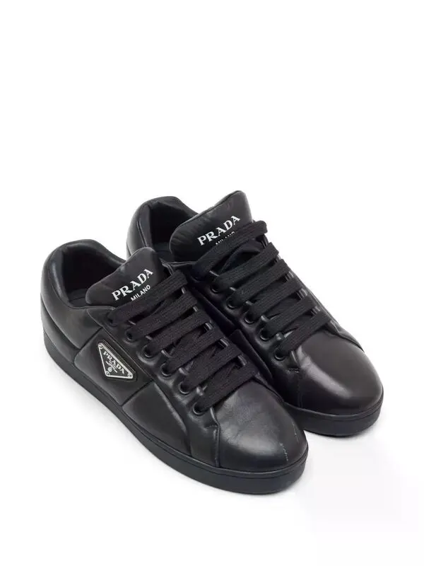 Prada Downtown Padded Leather Sneakers