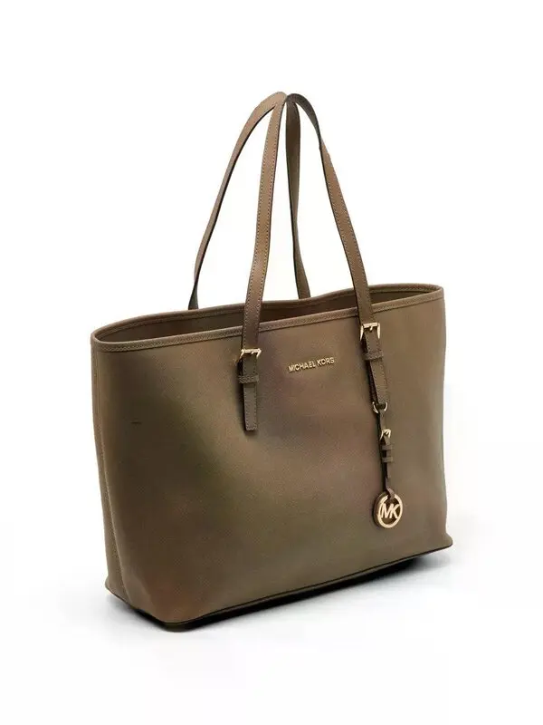 Michael Kors Jet Set Saffiano Tote Bag - Brown