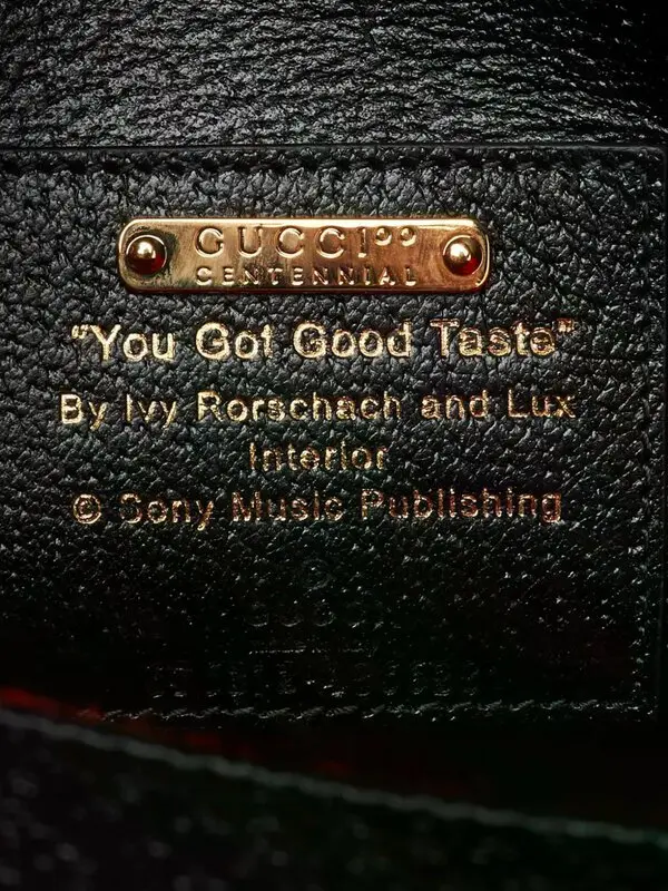 Gucci Centennial Script Logo Tote Bag