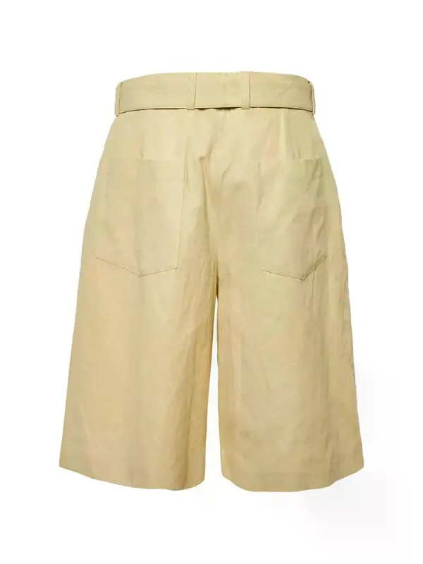 JIL SANDER Belted Coated Shorts