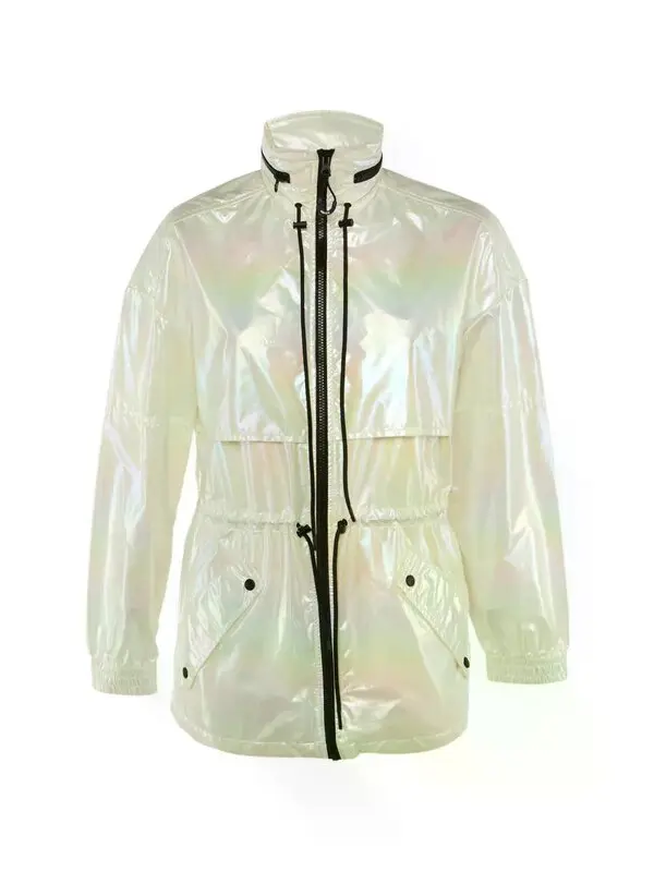 Kenzo Logo-detail Iridescent Jacket - Neutrals
