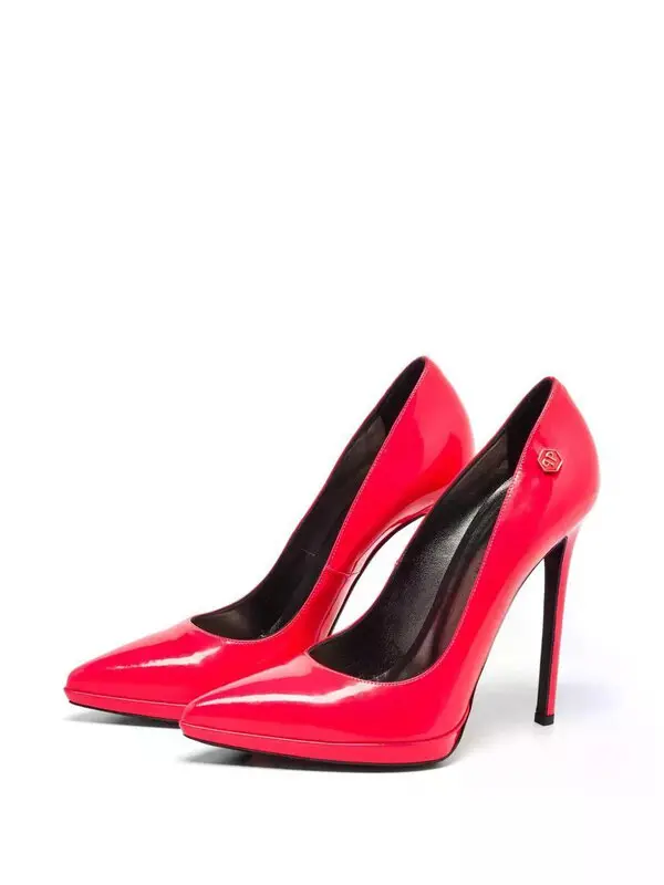 Philipp Plein Pointed Toe Pumps - Red