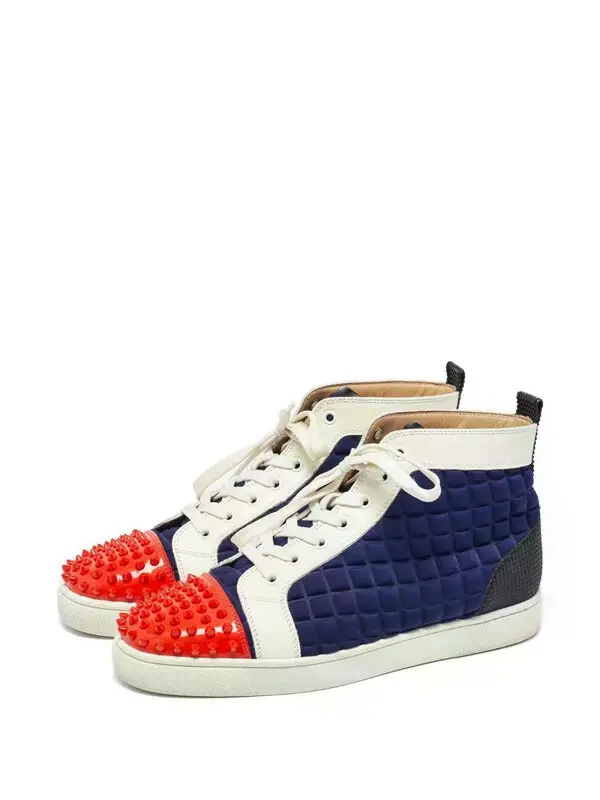 CHRISTIAN LOUBOUTIN Louis Flat High-top Sneakers